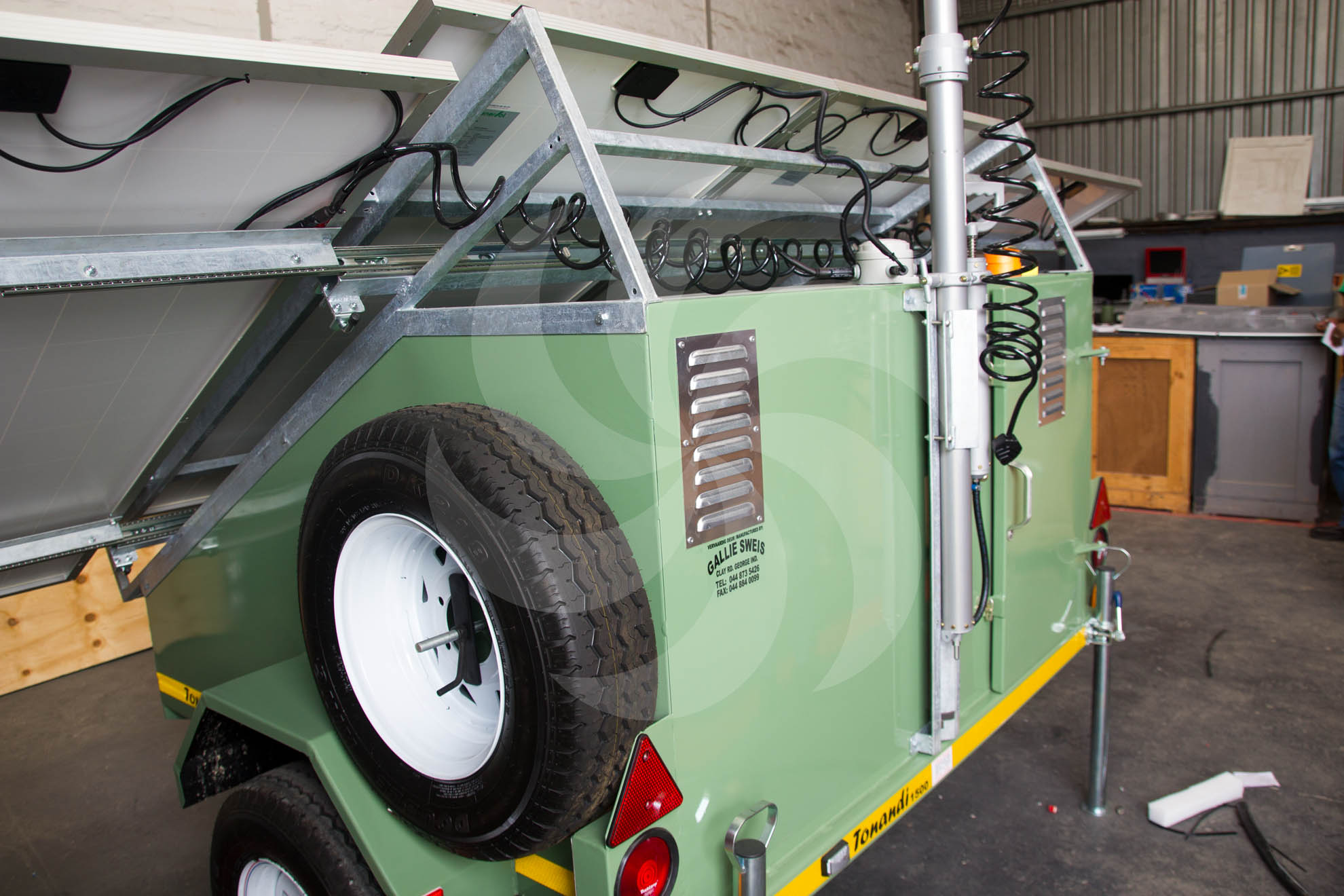 Our sturdy Off-grid Solar Sentry Trailer gets redesigned for powerful ...